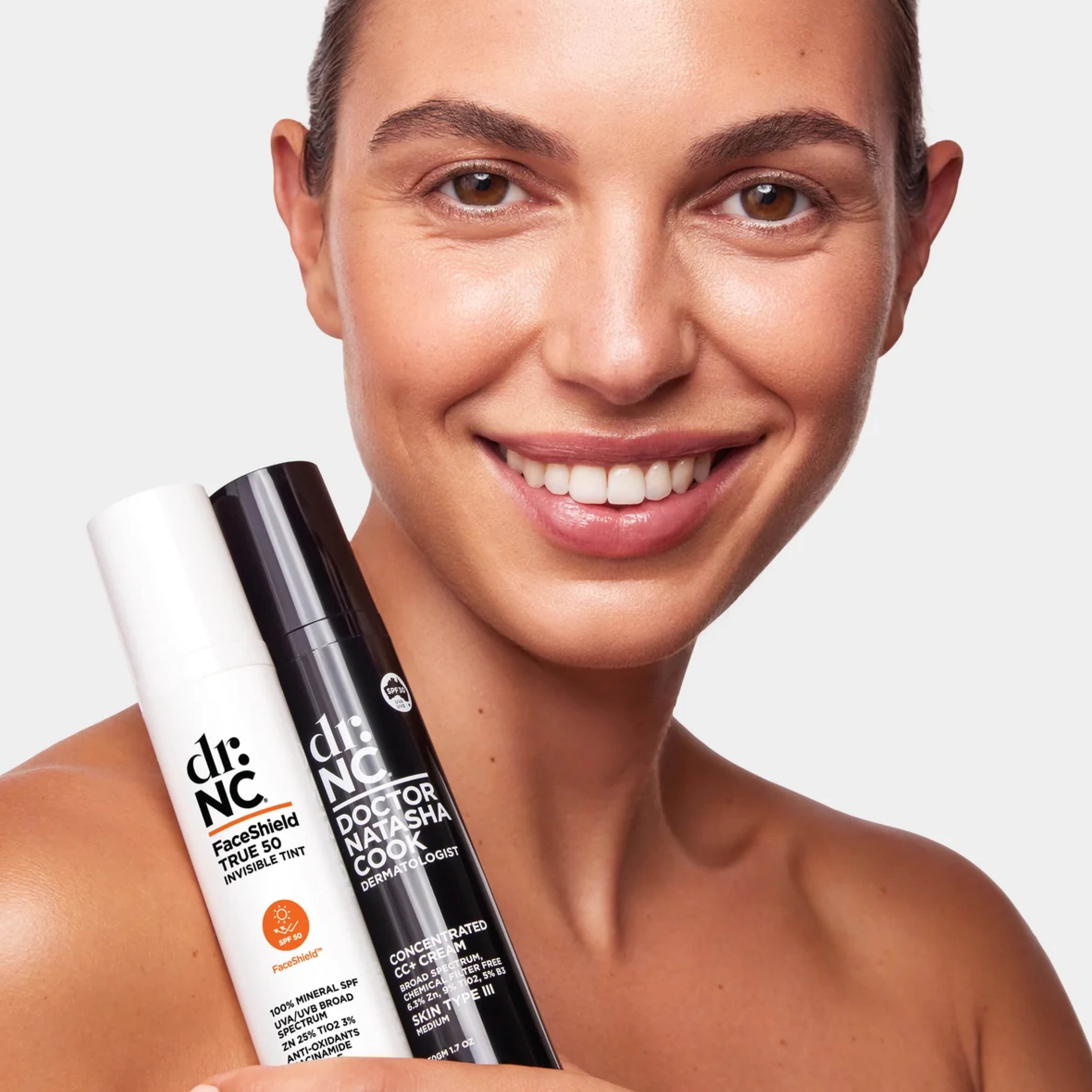FACESHIELD TRUE 50 - INVISIBLE TINT by Dr Natasha Cook– Luminosityskin